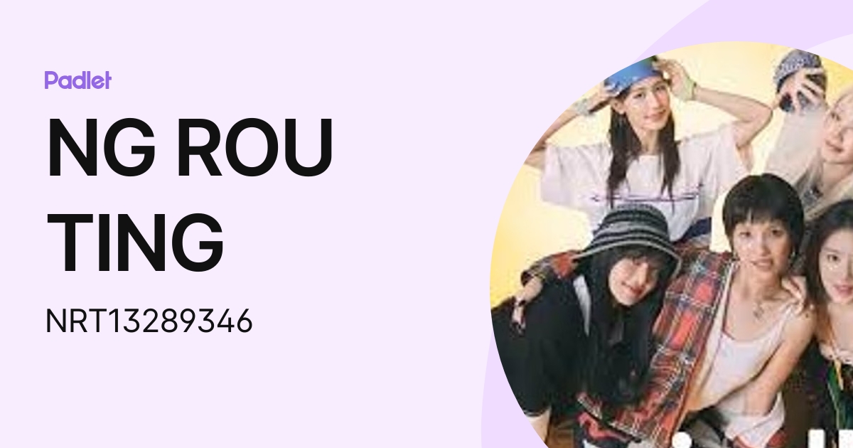 NG ROU TING (NRT13289346) profile | Padlet