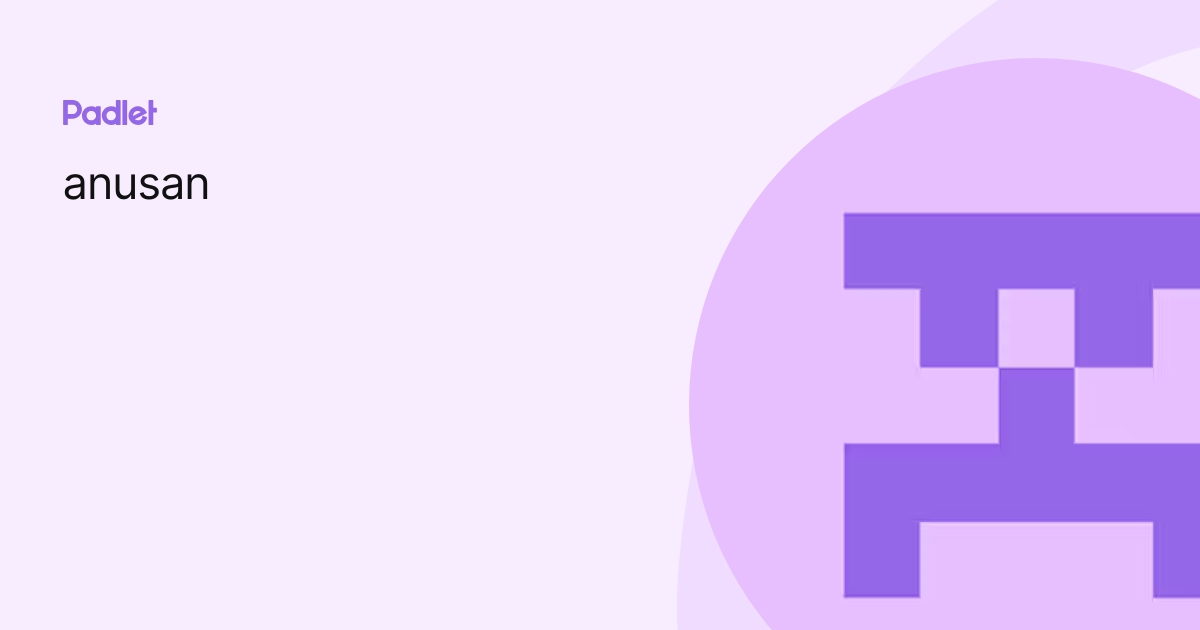 anusan profile | Padlet