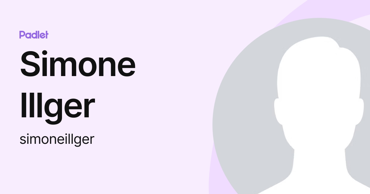 Simone Illger (simoneillger) profile | Padlet