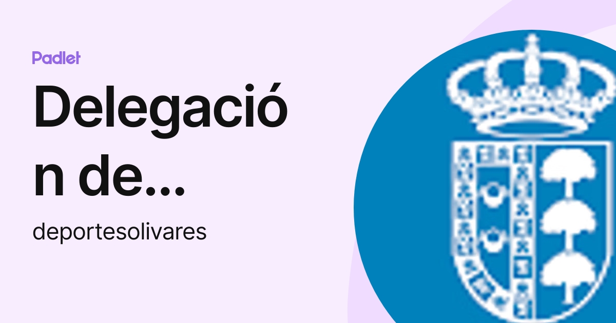 Delegación de Deportes Ayuntamiento de Olivares (deportesolivares ...