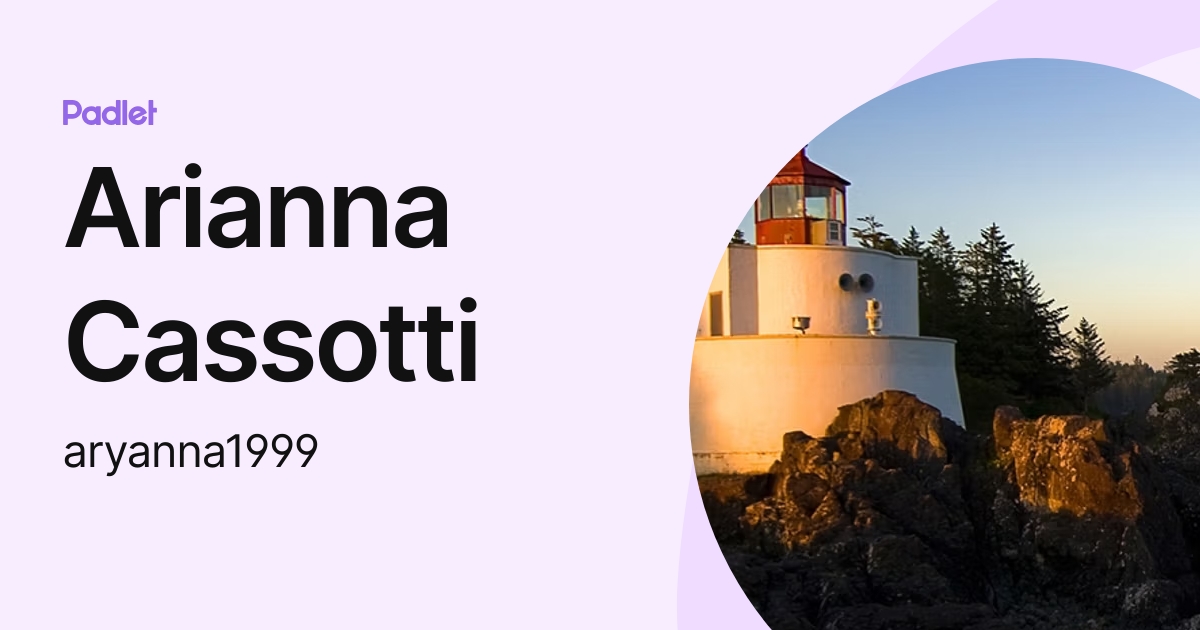 Arianna Cassotti (aryanna1999) profile | Padlet