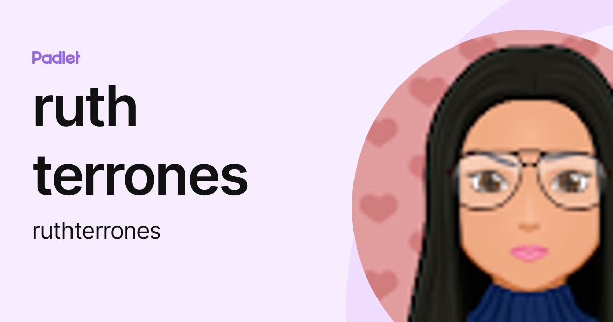ruth terrones (ruthterrones) profile | Padlet