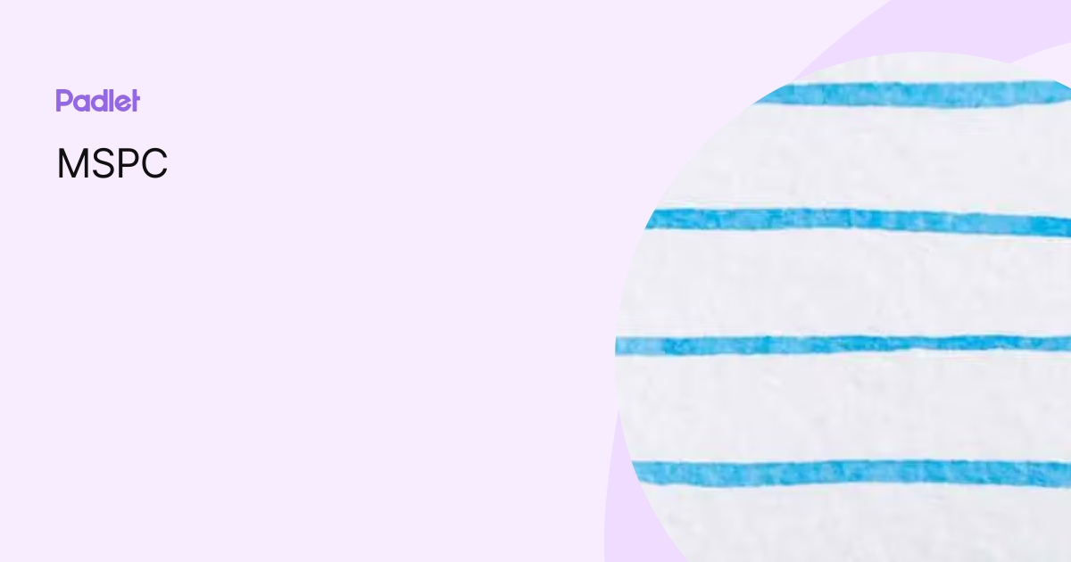 MSPC profile | Padlet