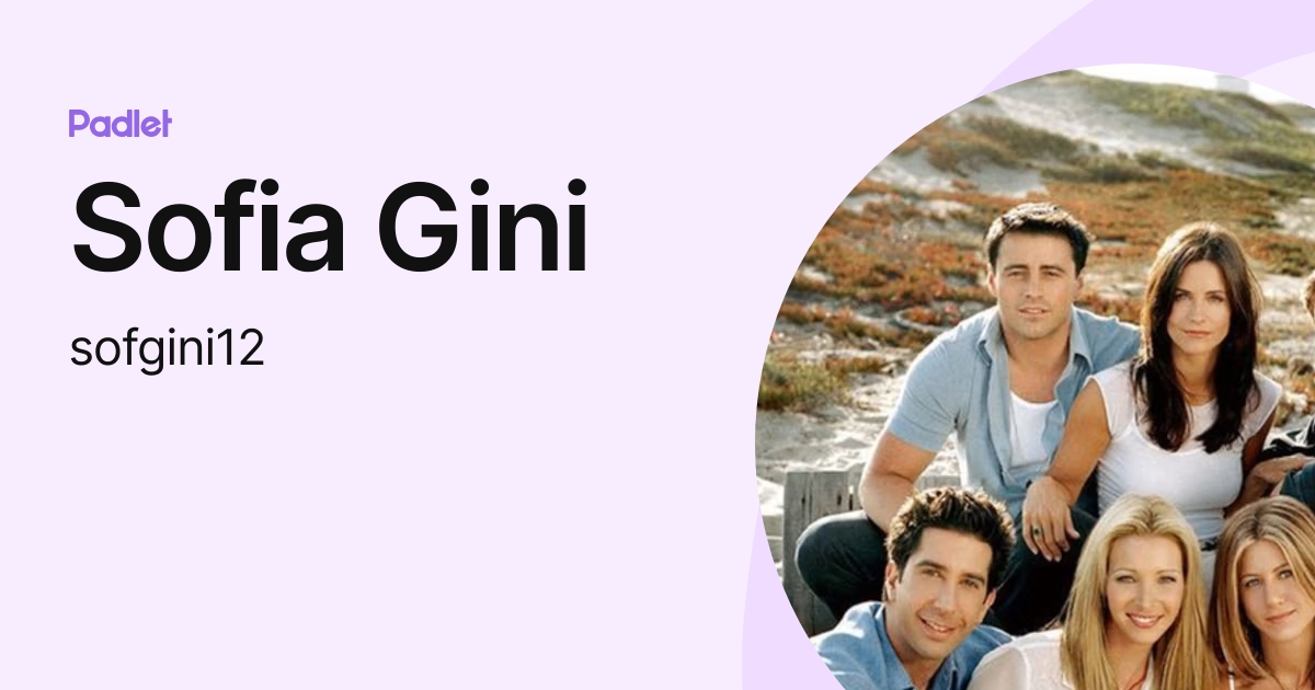 Sofia Gini (sofgini12) profile | Padlet