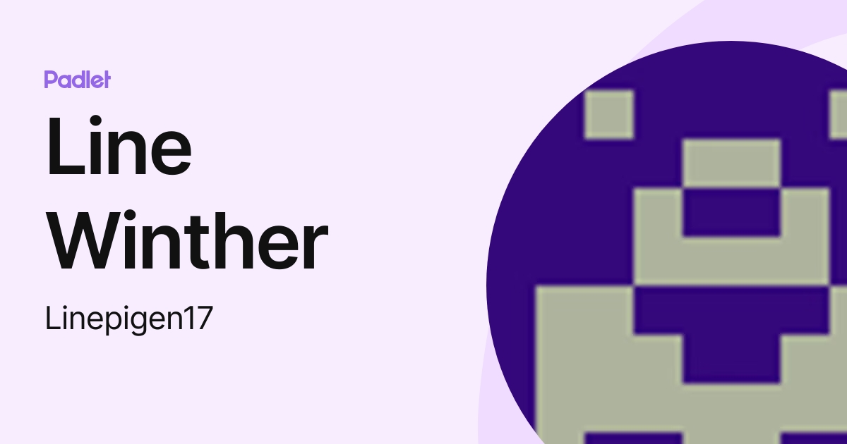 Line Winther (Linepigen17) profile | Padlet