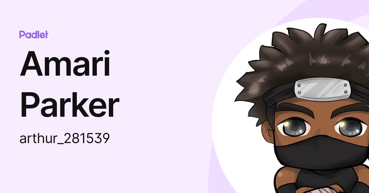Amari Parker (arthur_281539) profile | Padlet
