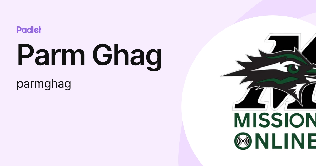Parm Ghag (parmghag) profile | Padlet