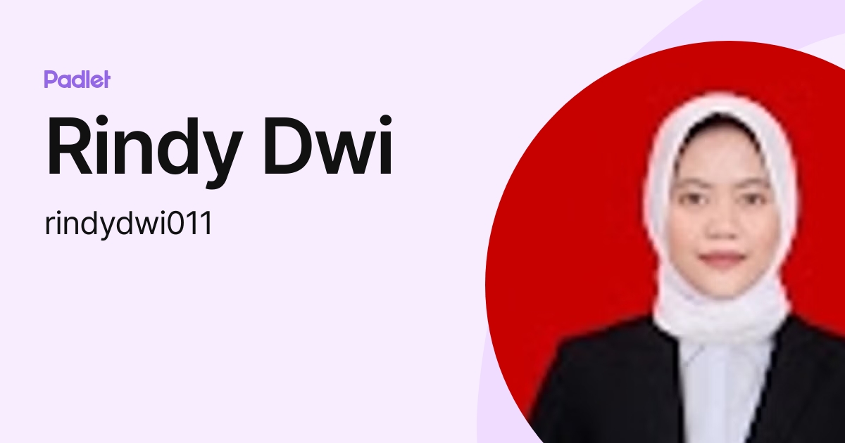 Rindy Dwi (rindydwi011) profile | Padlet