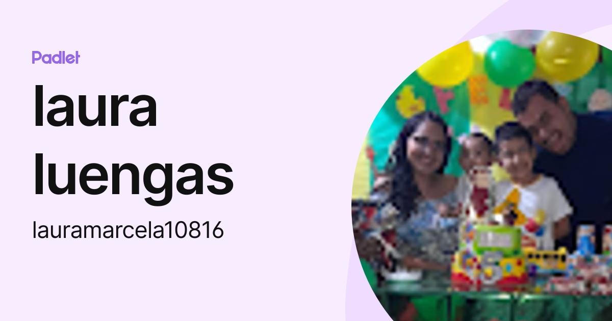 laura luengas (lauramarcela10816) profile | Padlet