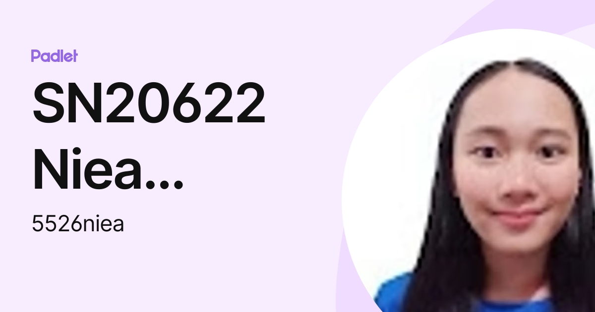 SN20622 Niea Suelea Peturus (5526niea) profile | Padlet