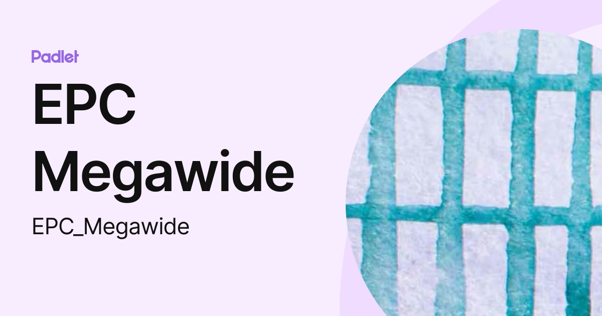 EPC Megawide (EPC_Megawide) profile | Padlet