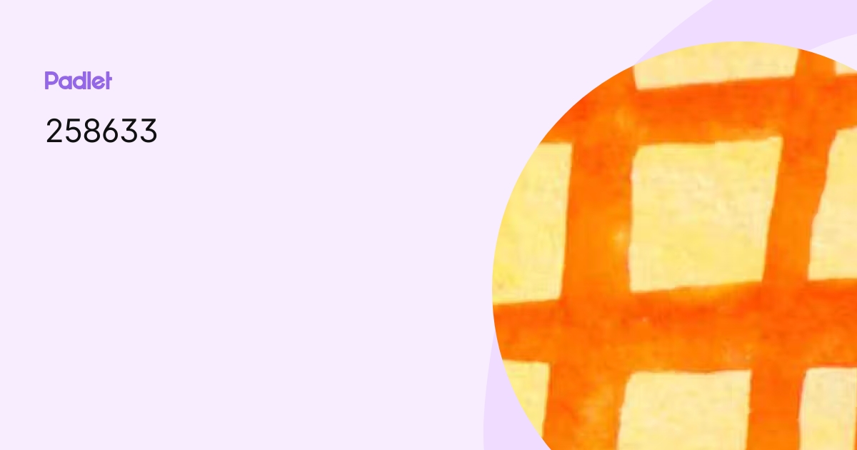258633 Profile Padlet