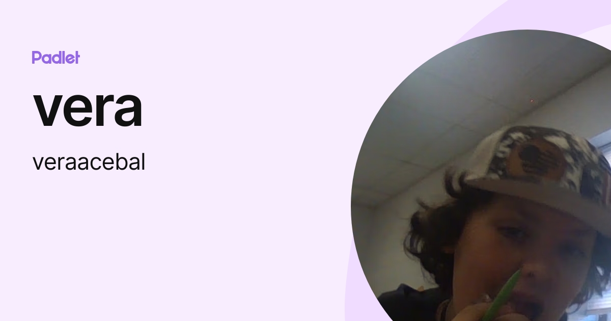 vera (veraacebal) profile | Padlet