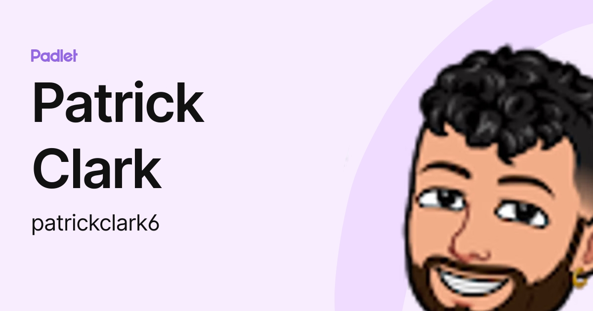 Patrick Clark (patrickclark6) profile | Padlet