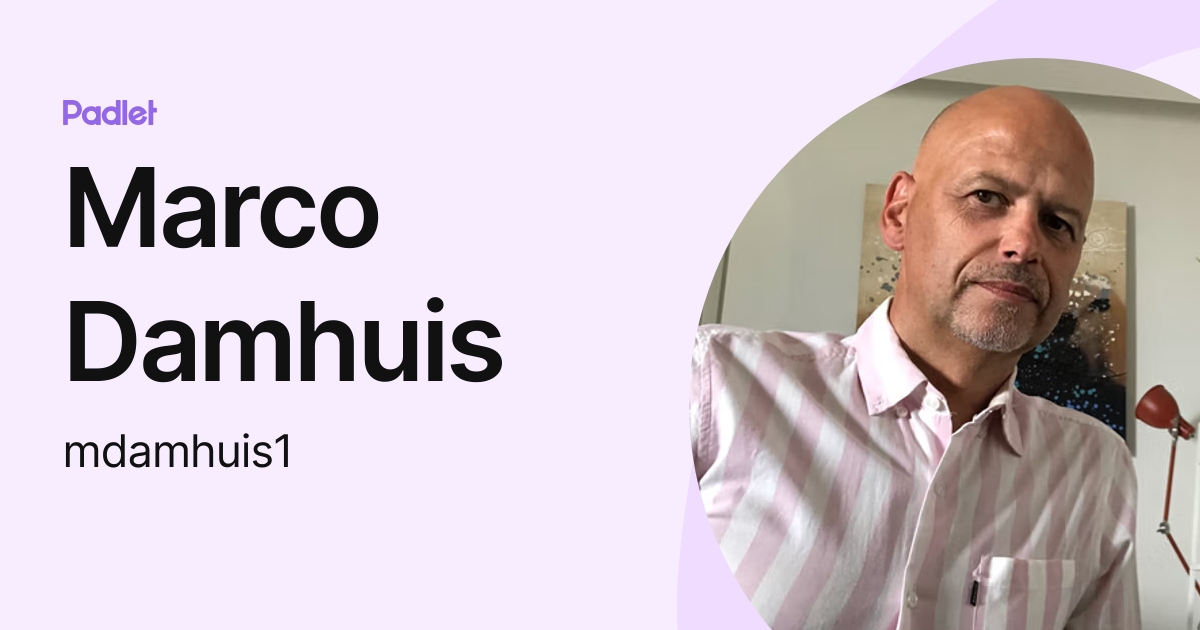 Marco Damhuis (mdamhuis1) profile | Padlet