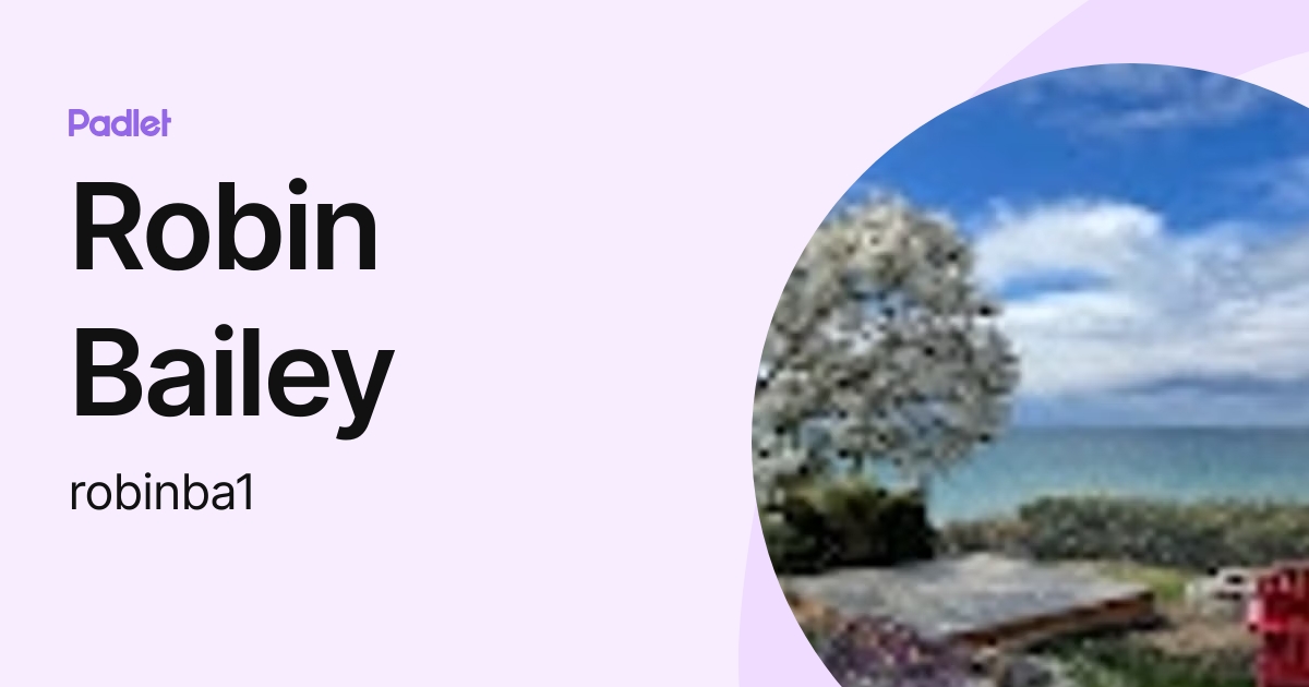 Robin Bailey (robinba1) profile | Padlet