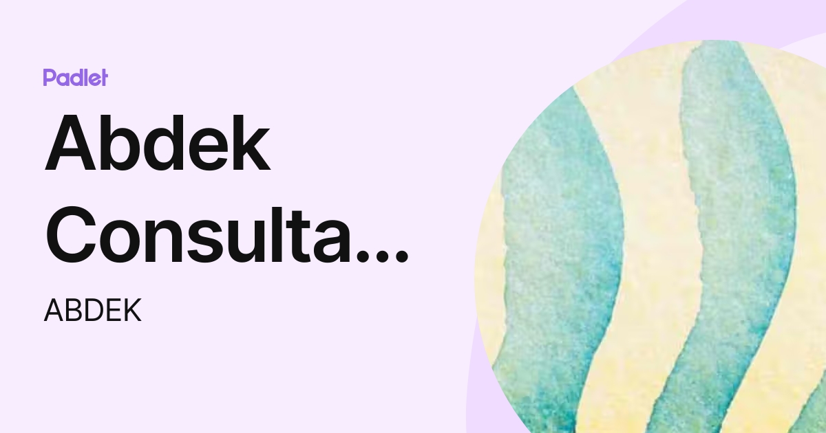 Abdek Consultants, Inc. (ABDEK) profile | Padlet