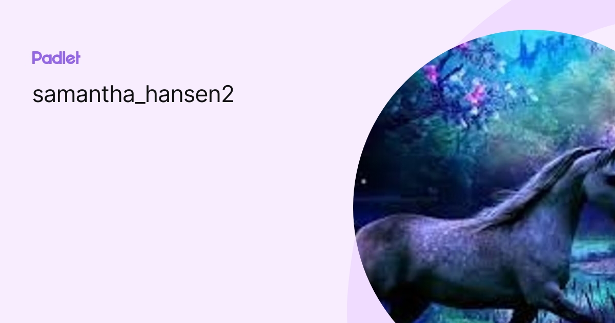 samantha_hansen2 profile | Padlet