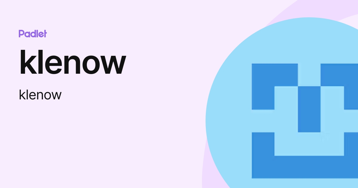 klenow (klenow) profile | Padlet