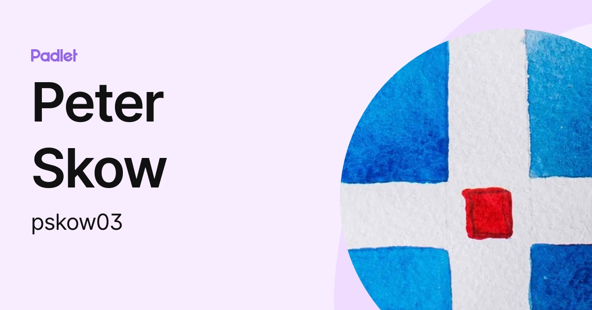 Peter Skow (pskow03) profile | Padlet