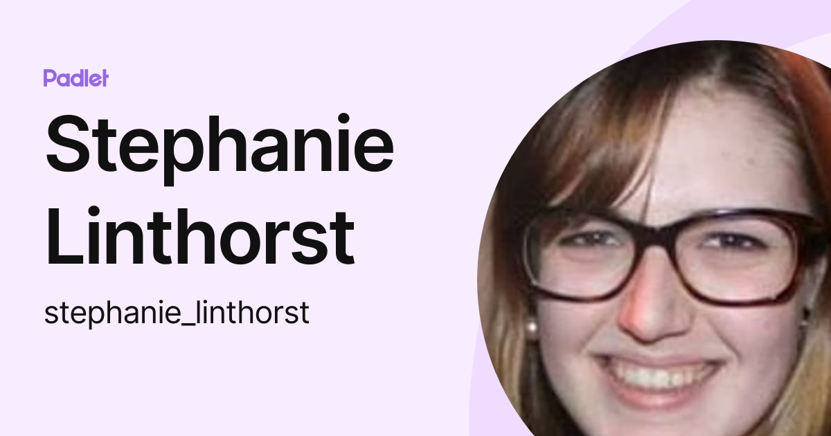 Stephanie Linthorst (stephanie_linthorst) profile | Padlet