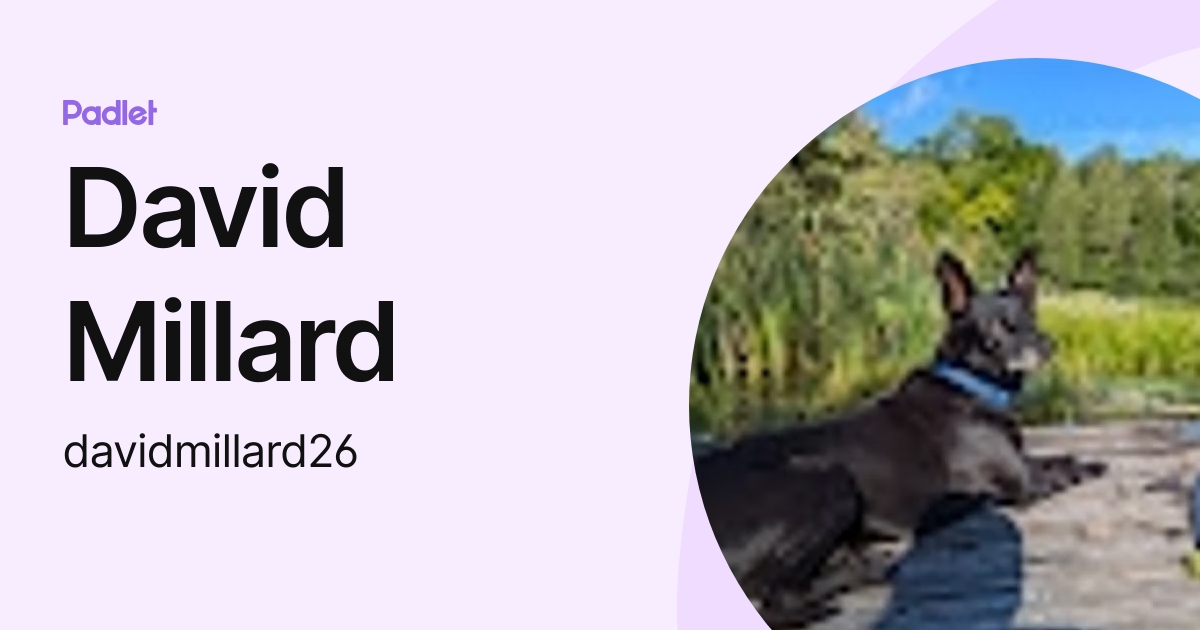 David Millard (davidmillard26) profile | Padlet