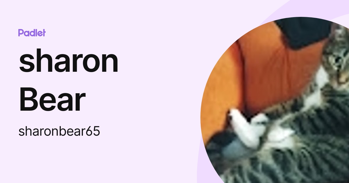 sharon Bear (sharonbear65) profile | Padlet