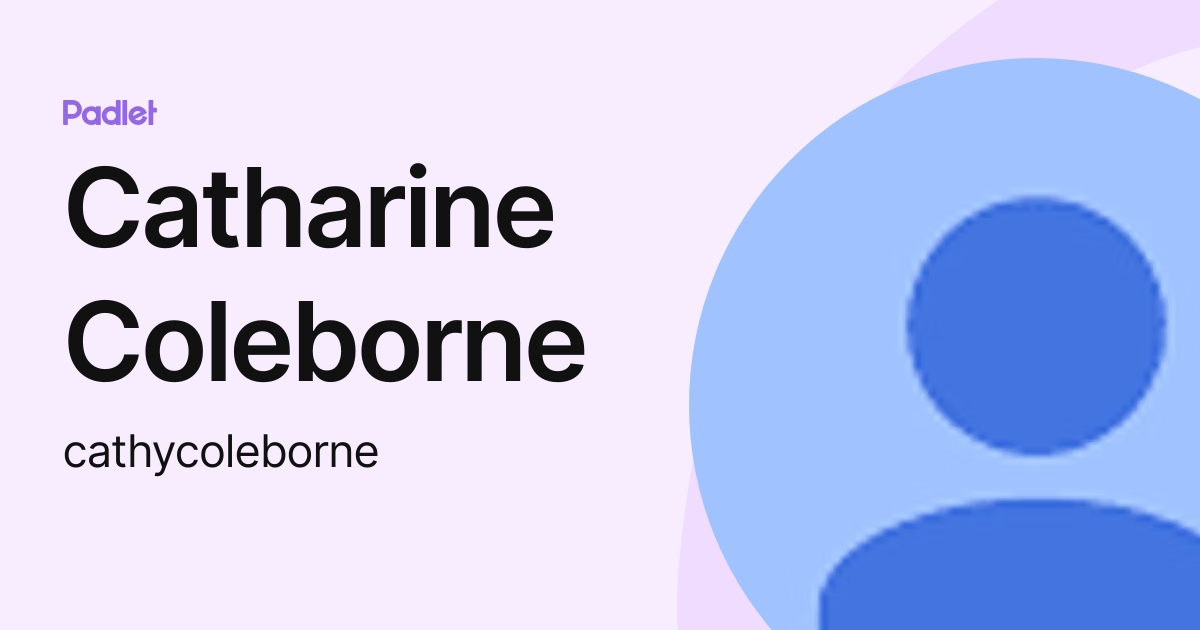 Catharine Coleborne (cathycoleborne) profile | Padlet