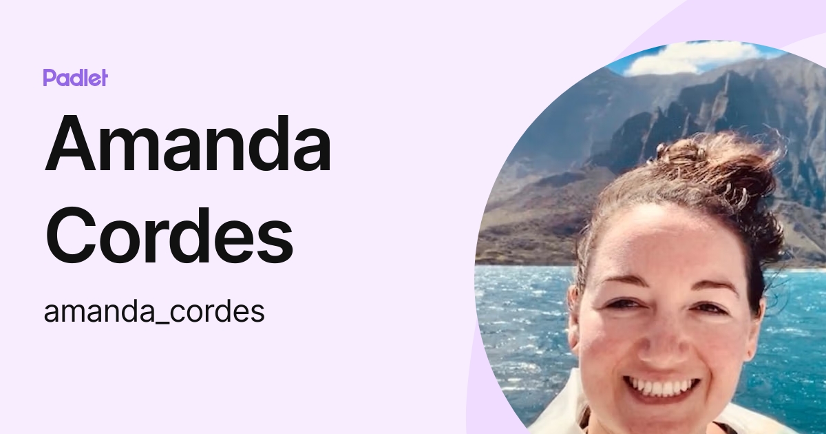 Amanda Cordes (amanda_cordes) profile | Padlet