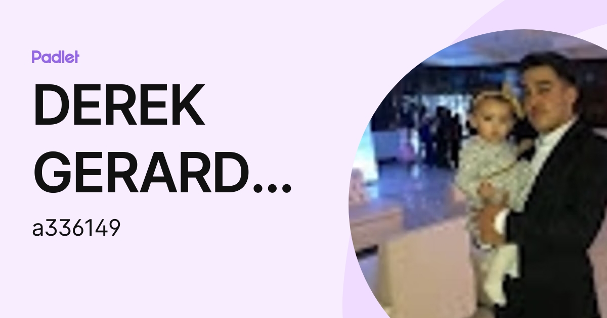 DEREK GERARDO TORRES ALIRE (a336149) profile | Padlet