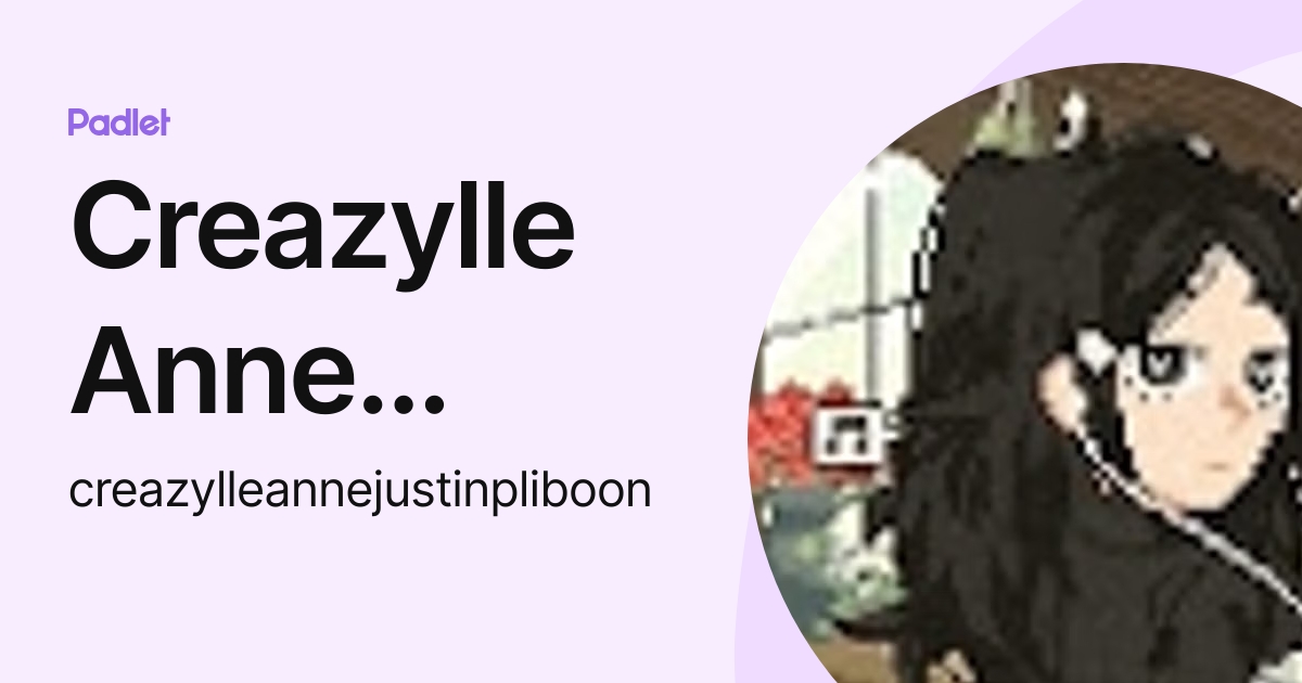 Creazylle Anne Justin P. Libo‐on (creazylleannejustinpliboon) profile ...