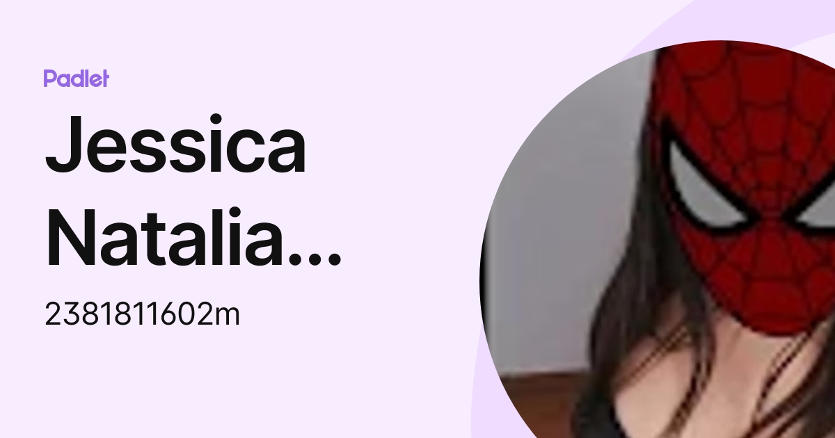 Jessica Natalia Peña Negrete (2381811602m) profile | Padlet