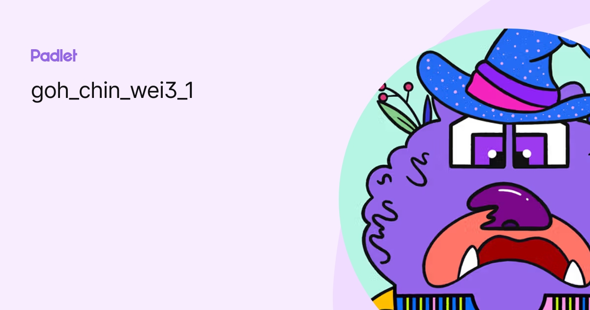 goh_chin_wei profile | Padlet