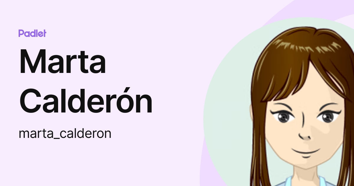 Marta Calderón (marta_calderon) profile | Padlet