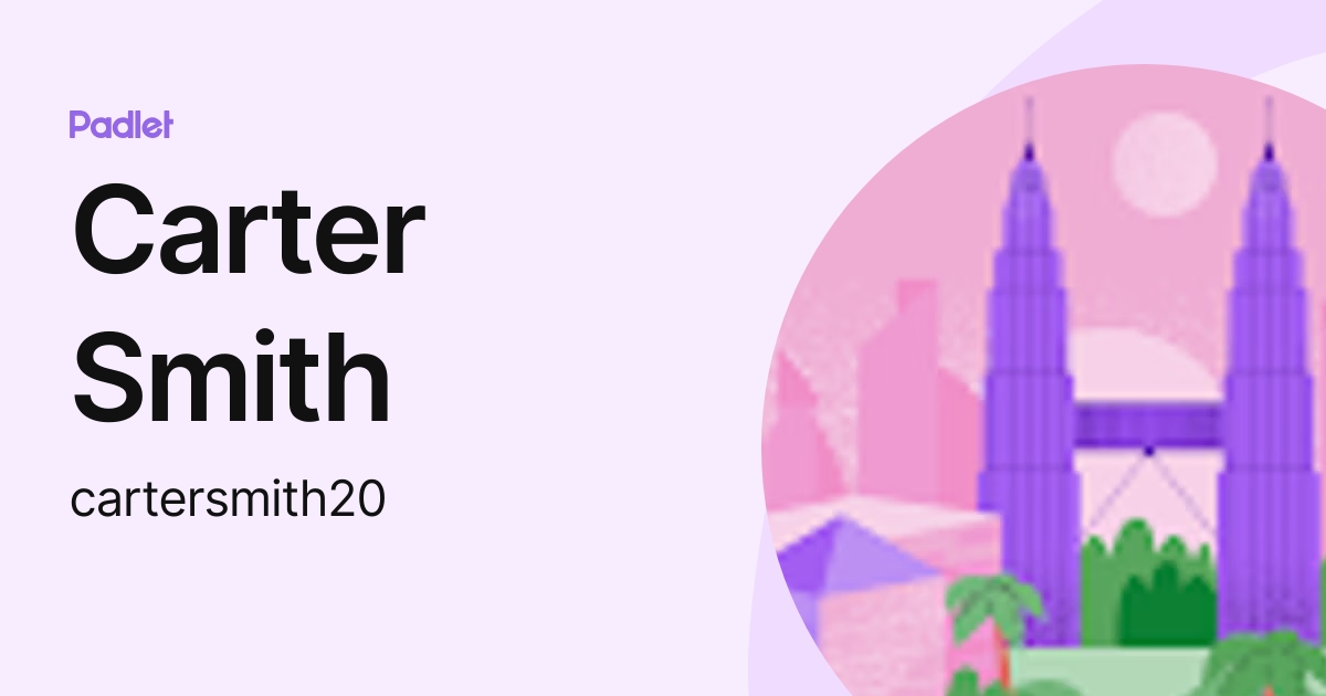 Carter Smith (cartersmith20) profile | Padlet