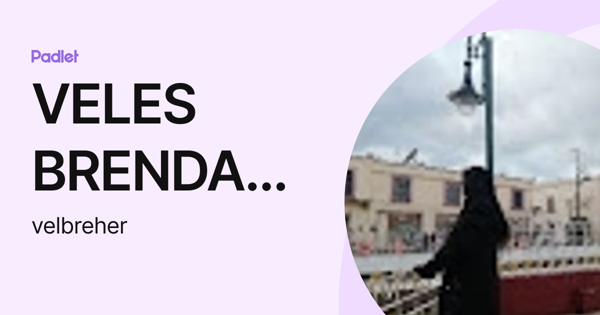 VELES BRENDA HERN NDEZ (velbreher) profile | Padlet