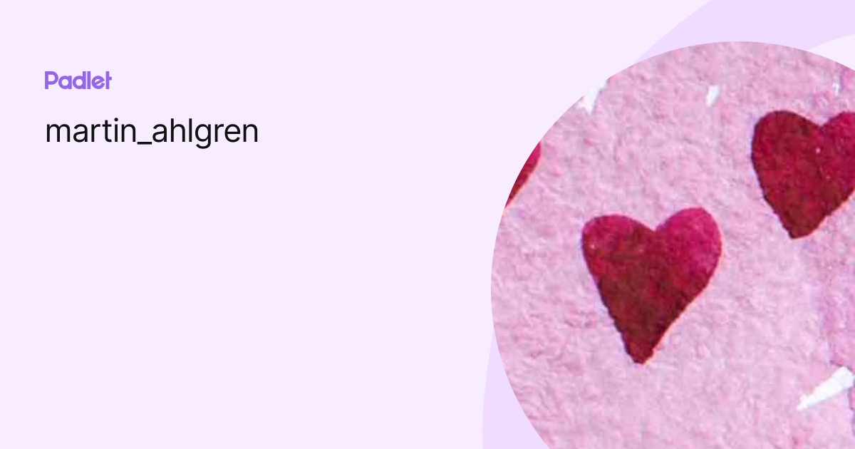 martin_ahlgren profile | Padlet