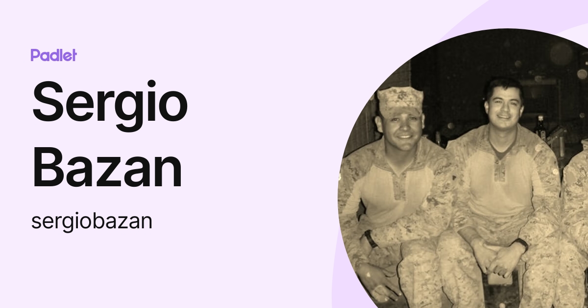Sergio Bazan (sergiobazan) profile | Padlet