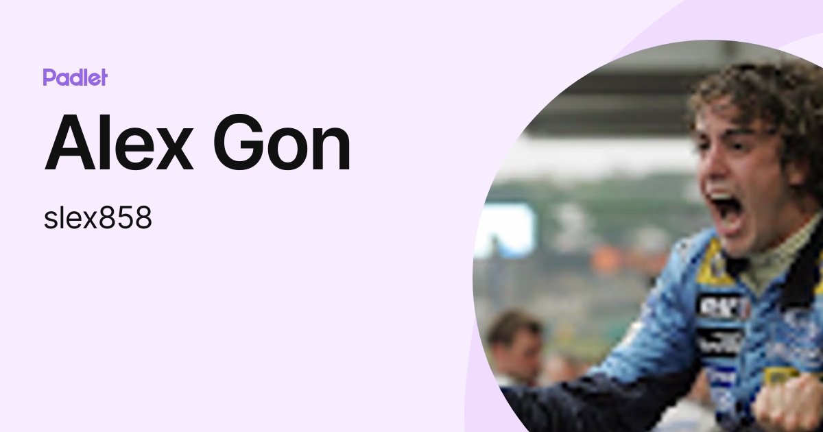 Alex Gon (slex858) perfil | Padlet