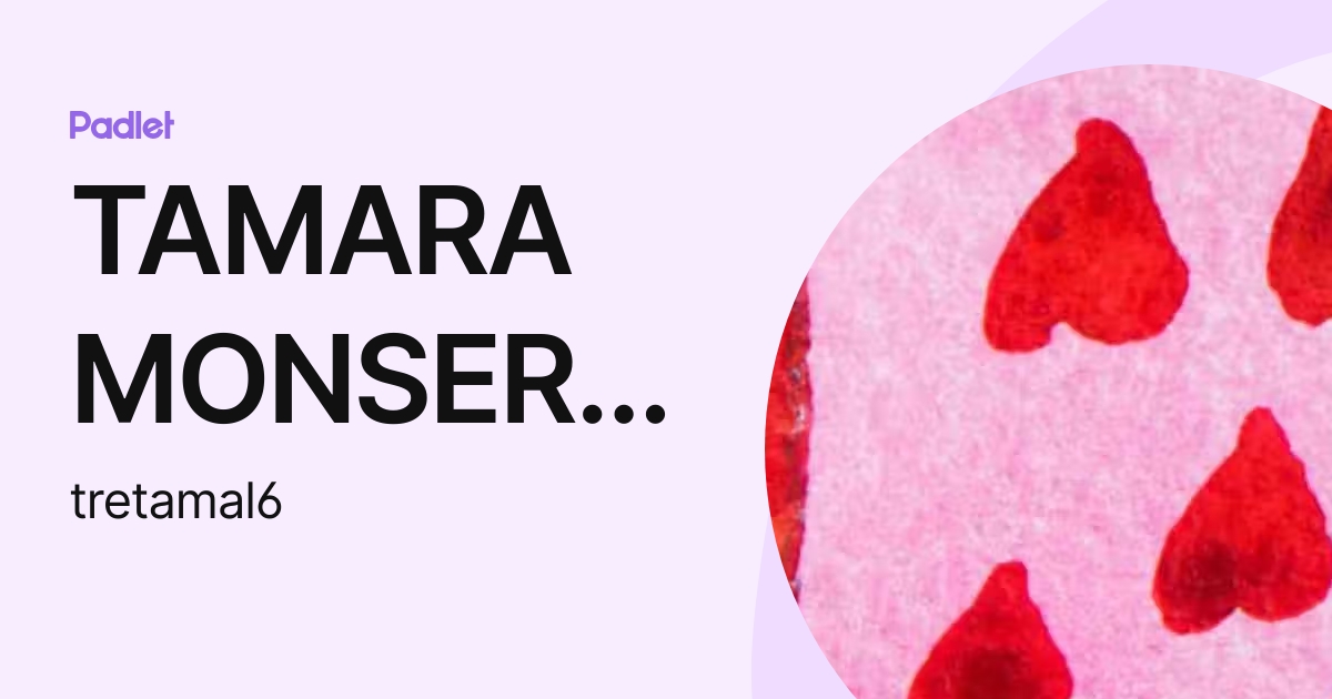 TAMARA MONSERRAT RETAMAL PARRA (tretamal6) profile | Padlet