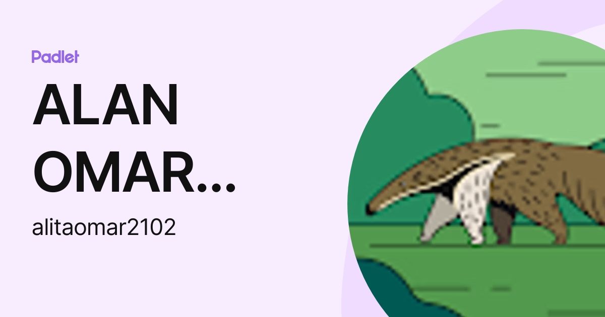 ALAN OMAR PAUCAR SUNTASIG 9no C (alitaomar2102) profile | Padlet