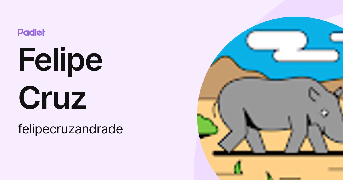 Felipe Cruz (felipecruzandrade) profile | Padlet