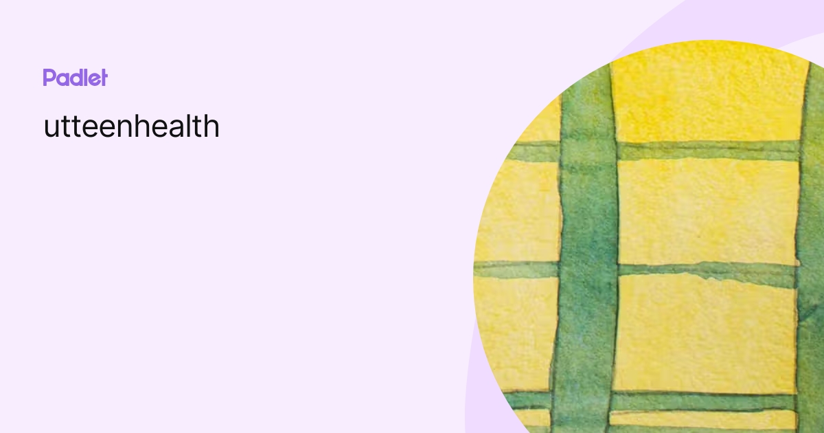 utteenhealth profile | Padlet