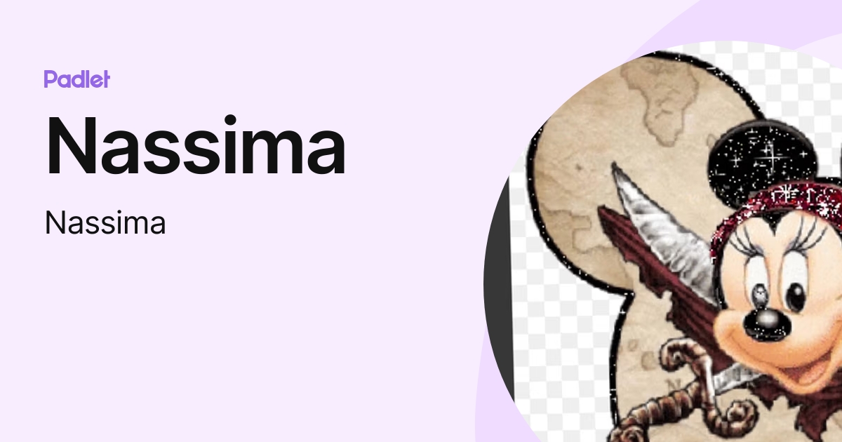 Nassima (Nassima) profile | Padlet