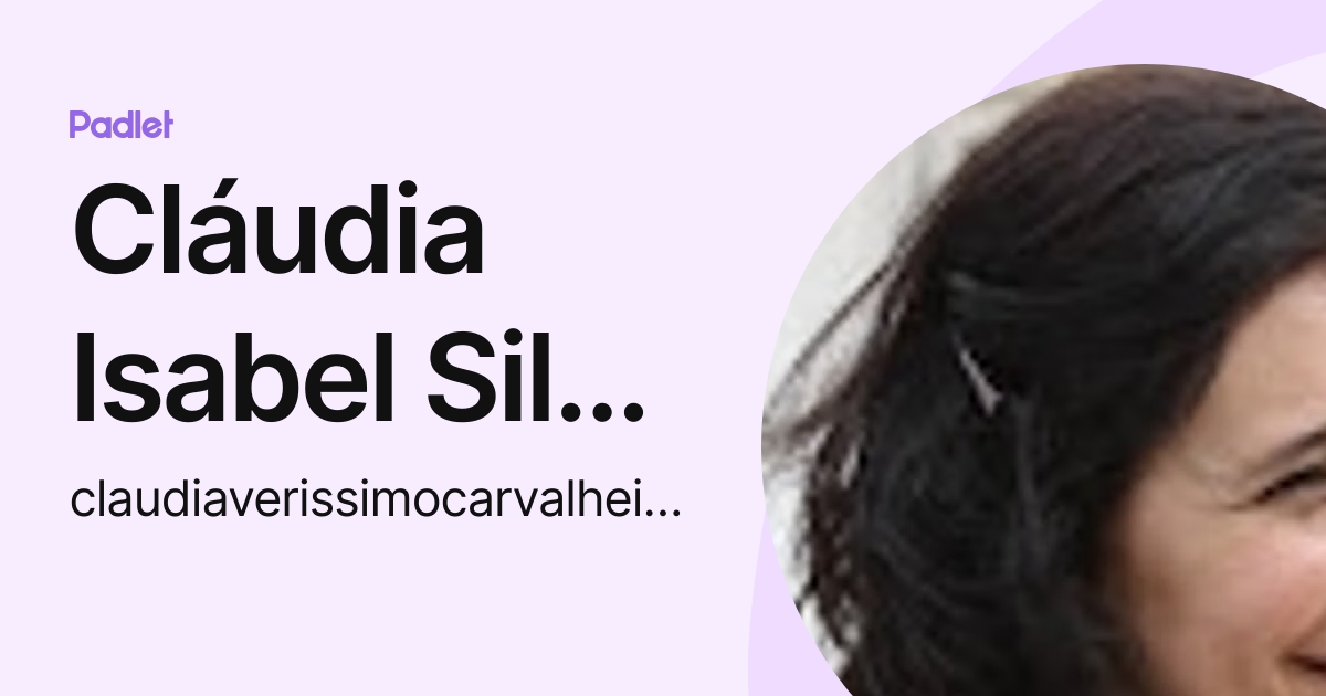 Cláudia Isabel Silva Veríssimo Carvalheira (claudiaverissimocarvalheira ...