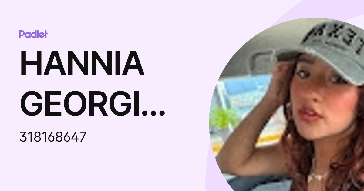 HANNIA GEORGINA RAMIREZ TORRES (318168647) profile | Padlet