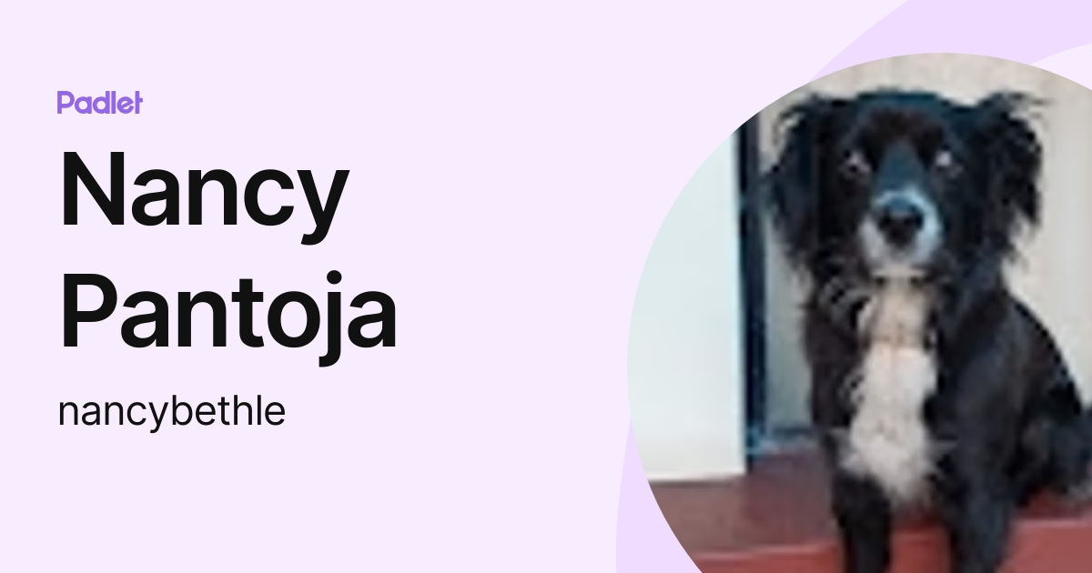 Nancy Pantoja (nancybethle) profile | Padlet