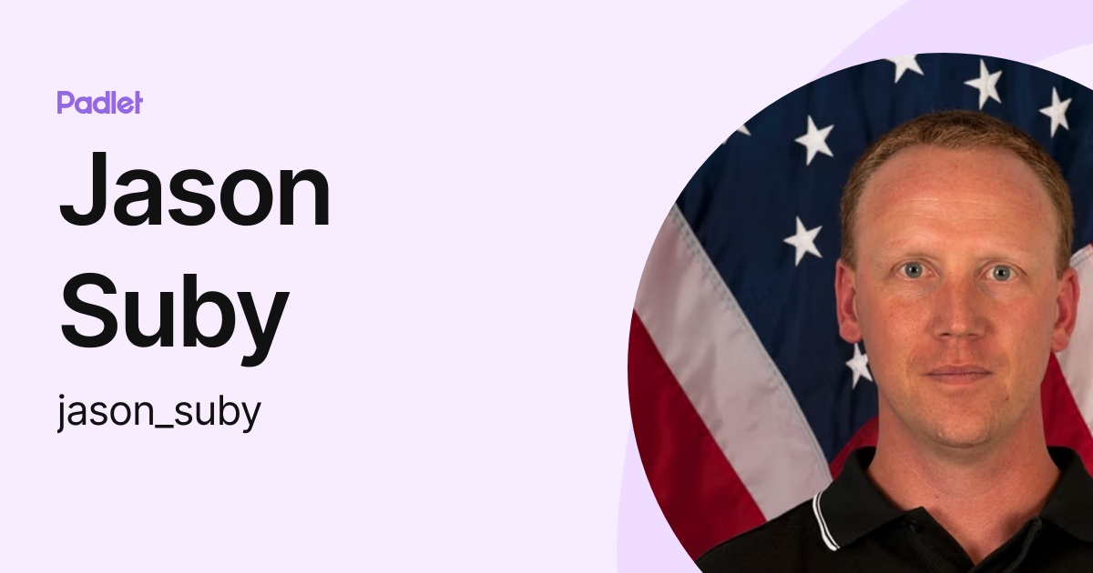 Jason Suby (jason_suby) profile | Padlet