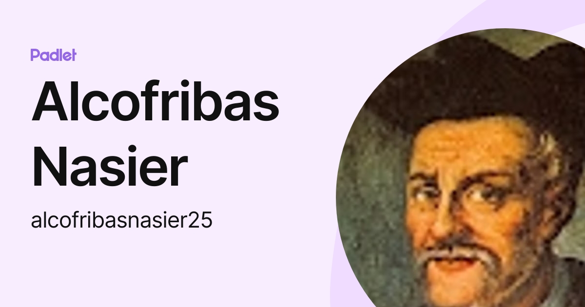 Alcofribas Nasier (alcofribasnasier25) profile | Padlet