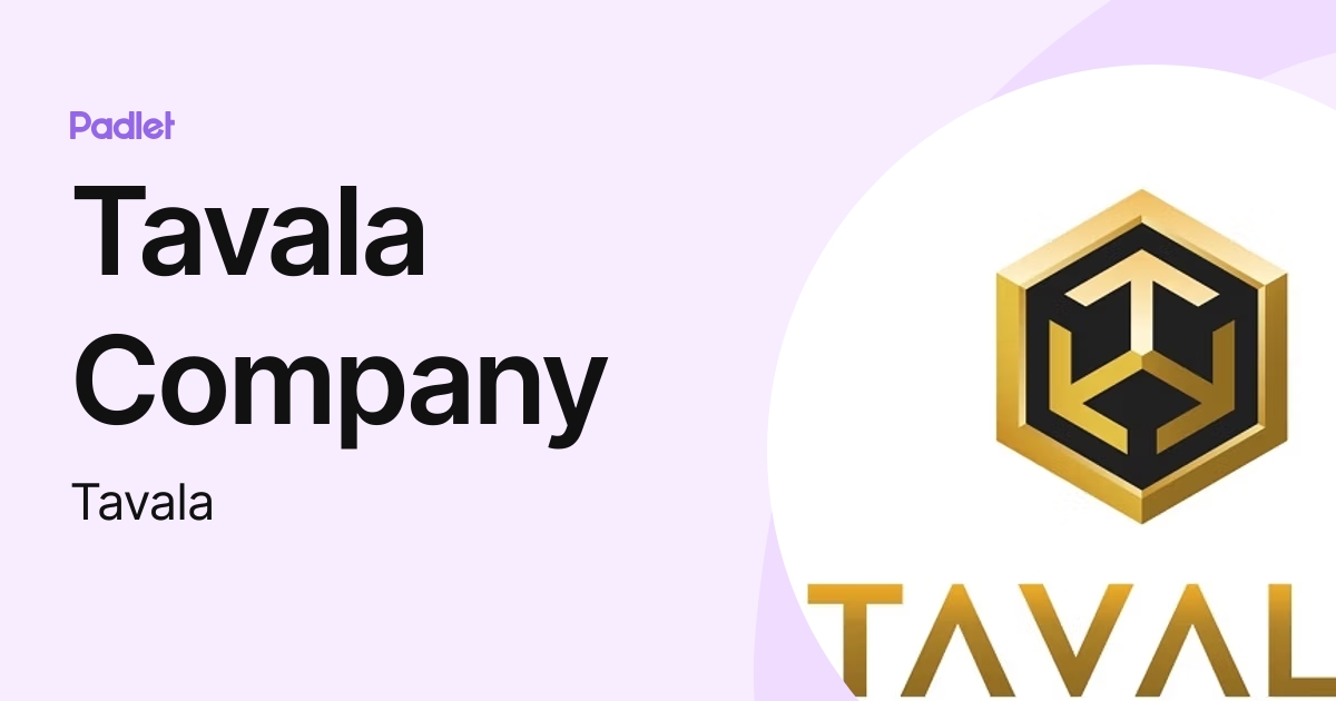 Tavala Company (Tavala) profile | Padlet
